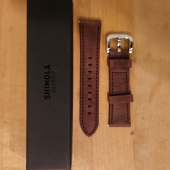 Shinola | Accessories | Shinola 22mm Leather Watch Strap | Poshmark